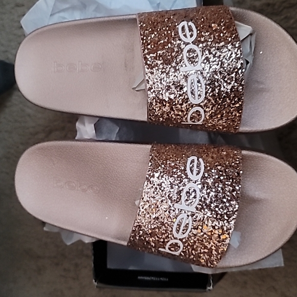 bebe | Shoes | Bebe Slides | Poshmark